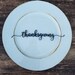 Thanksgiving Plate Words Fall Plate Decor Plate Decorations ...
