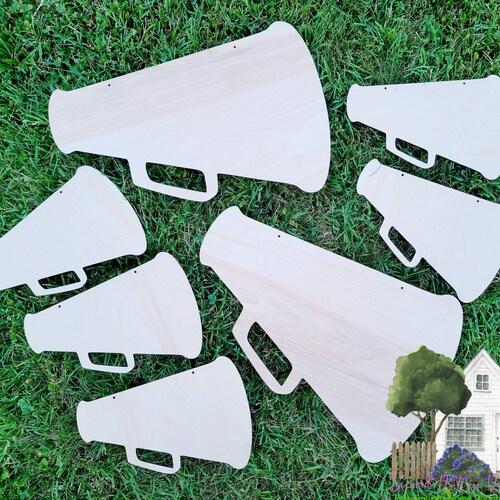 UNFINISHED Megaphone / Blank Cheer Megaphone - Etsy