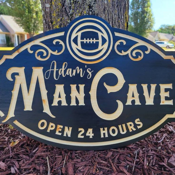 Rustic Man Cave Sign - Etsy