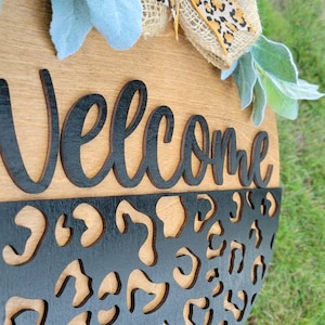 Leopard Teacher Door Hanger / Teacher Gift / Personalized Teacher Sign ...