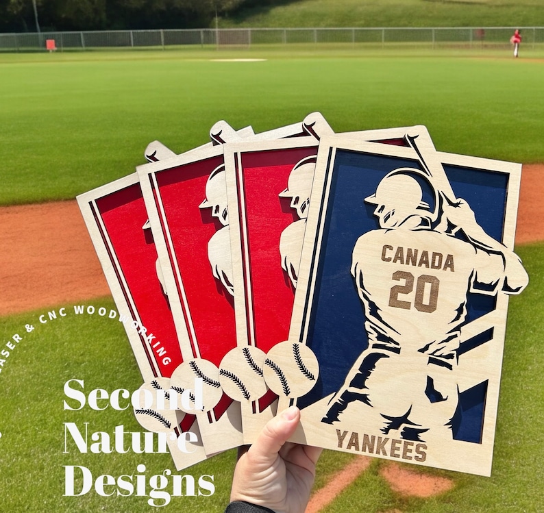 Personalized Baseball Sign / Baseball Trophy Plaque / Custom Senior ...