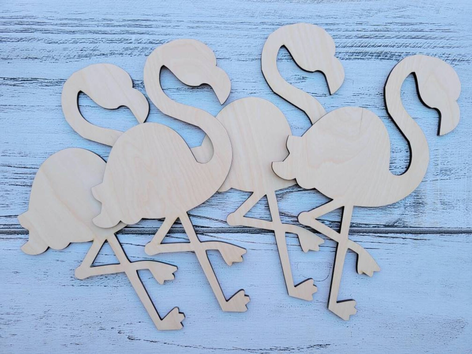 UNFINISHED Flamingo Blank / Unpainted Wood Flamingo/flamingo | Etsy