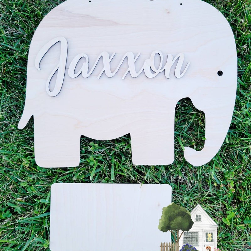Elephant Door Hanger - Etsy