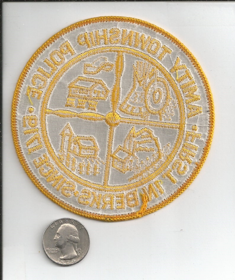 Vintage Official Authentic Police Patch: Amity Township Police - Etsy