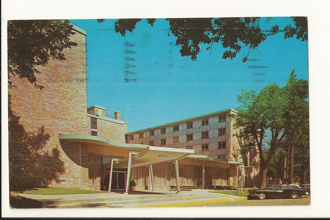 1950s Chrome Postcard View of Burge Hall Women's - Etsy