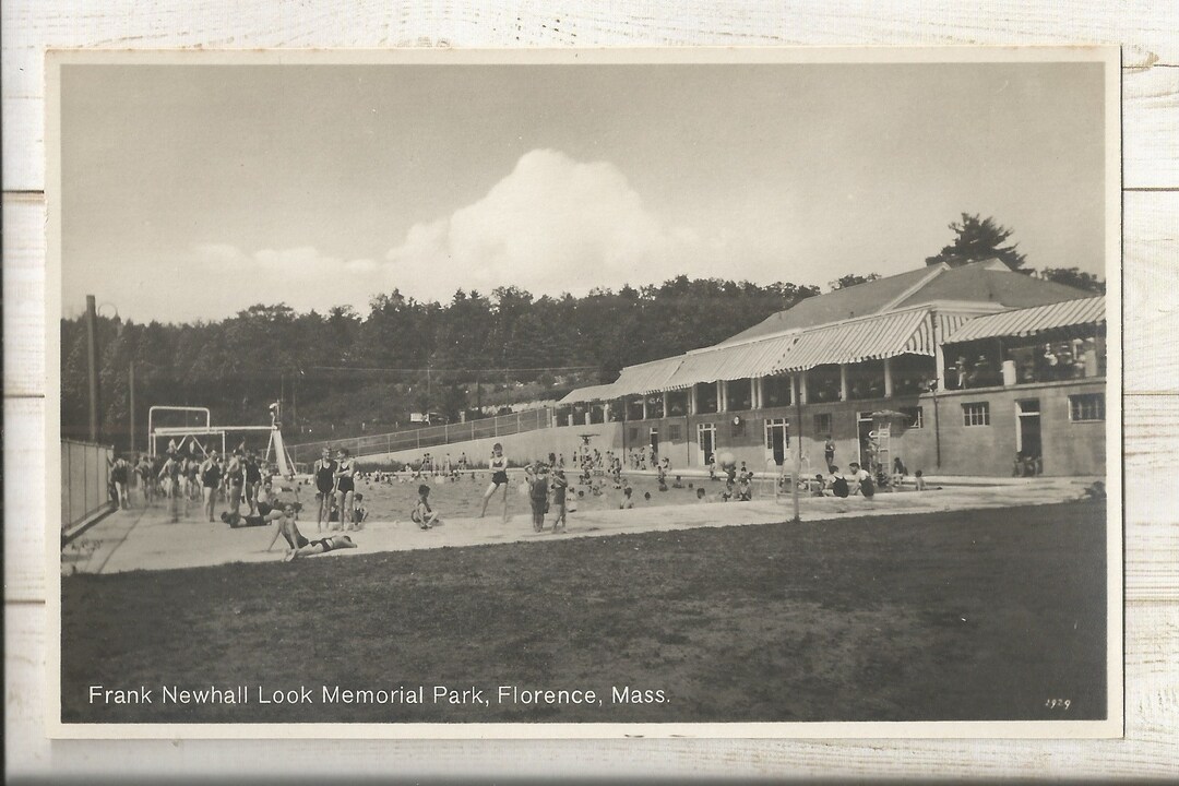 1930s Real Photo RPPC Postcard View Pool Frank Newhall Look - Etsy