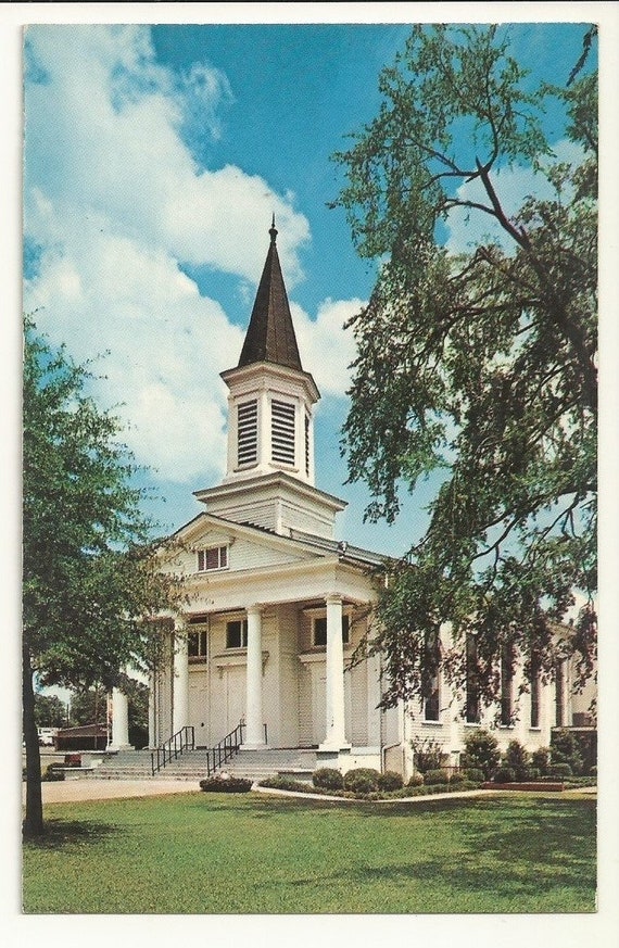 1960s Chrome Postcard View of Perry Methodist Church Perry | Etsy