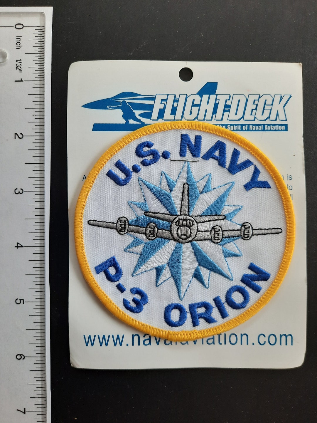 Vintage 1990s U.S. Navy P-3 Orion Patch, United States U.S. Navy ...