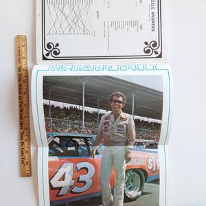1978 Authentic Official Dixie 500 Winston Cup Racing Program, Atlanta ...