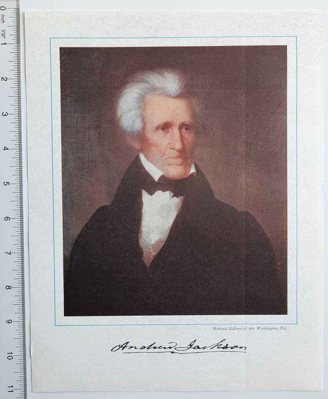 Vintage Original 1965 Print of United States U.S. President Andrew ...