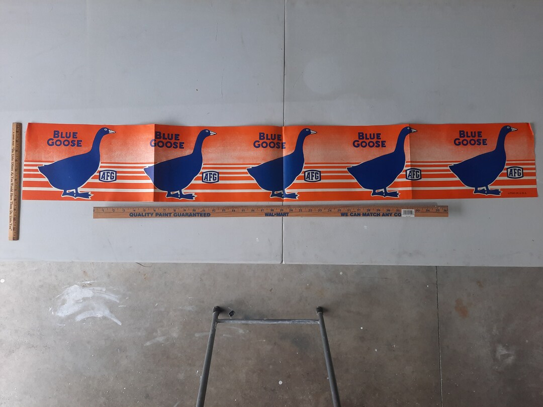 Original 1950s Uncut Sheet of (5) AFG American Fruit Growers, Blue ...
