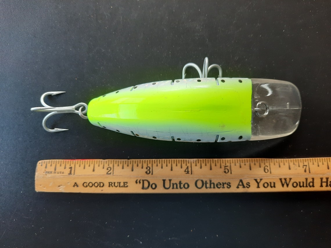 1990s Jumbo Big Game Flatfish Trolling Fishing Lure: - Etsy