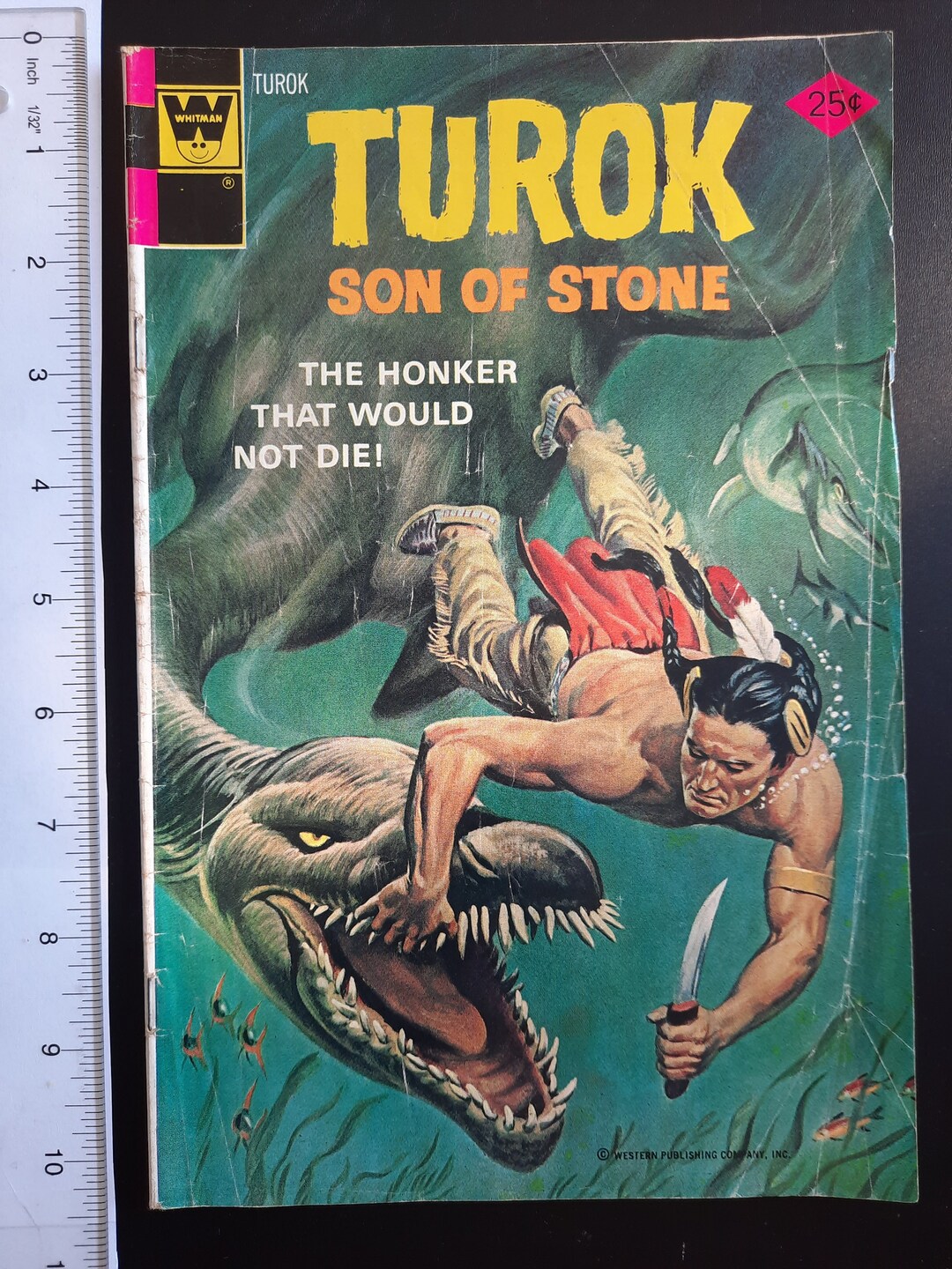 1975 Vintage Original Whitman Comic Book: Turok Son of Stone, the Honker That Would Not Die!, No ...