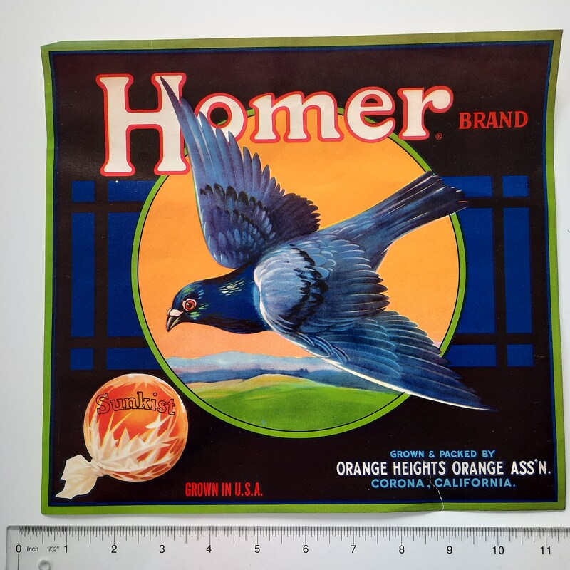 Orange Crate Labels - Etsy