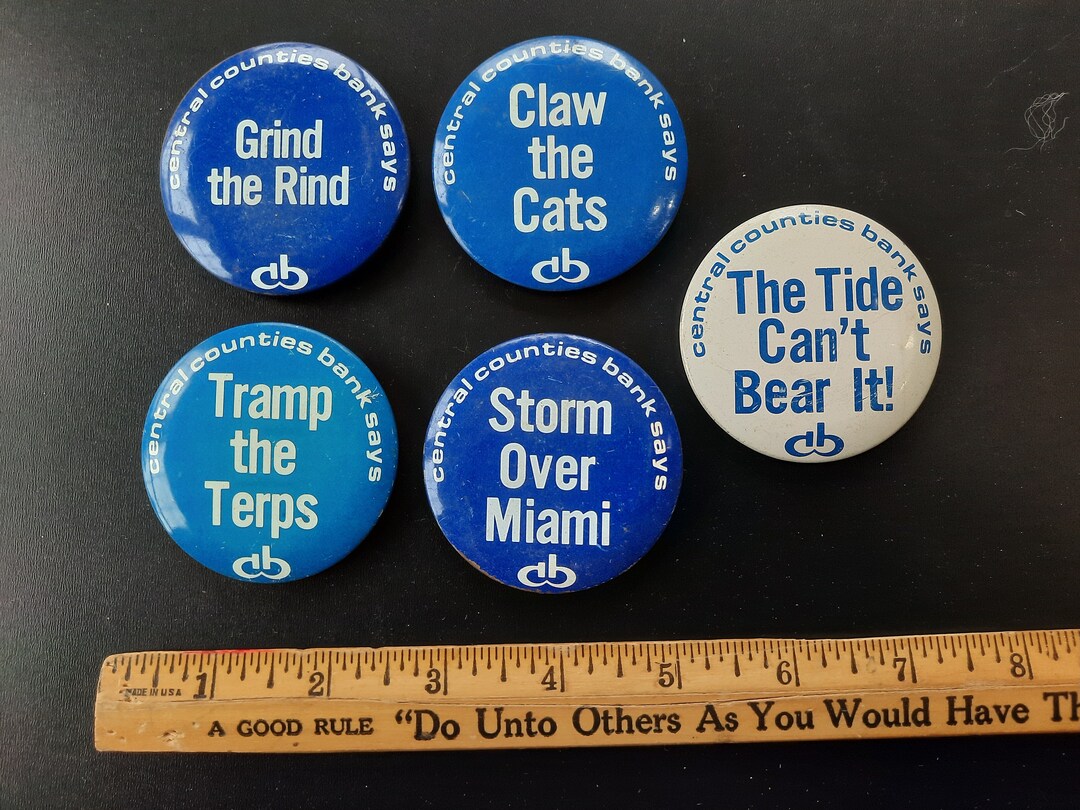 Vintage Collection of 5 Central Counties Bank, Penn State University ...