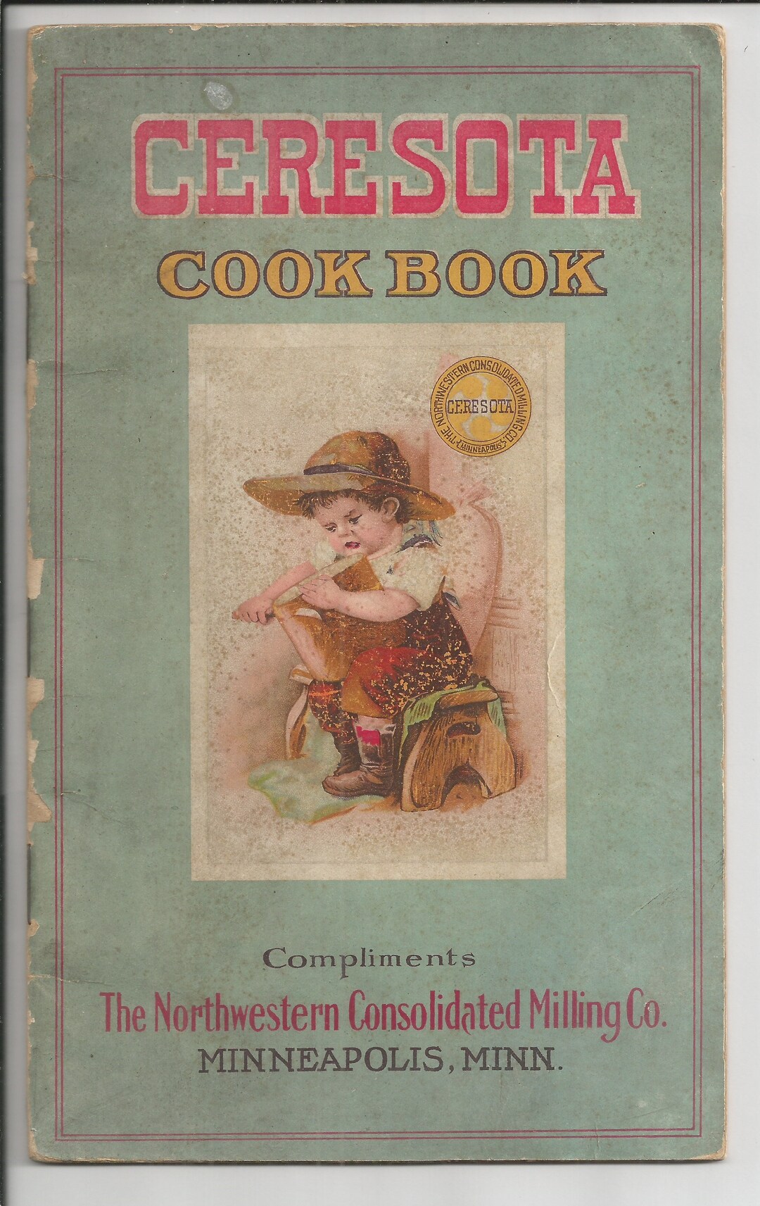Original Vintage 1910s Ceresota Flour Cookbook: Northwestern ...