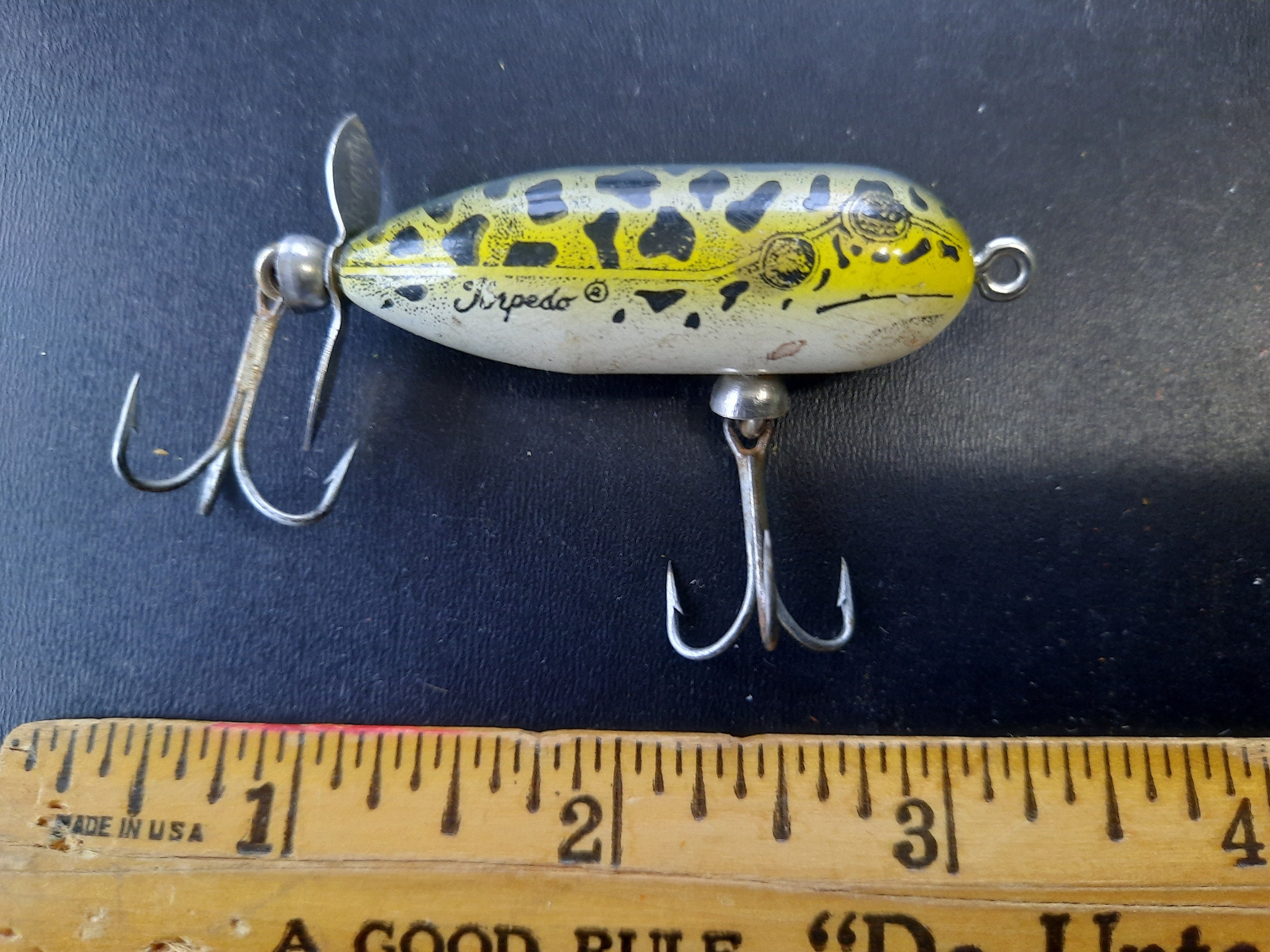 Tiny Torpedo Fishing Lure Drawing