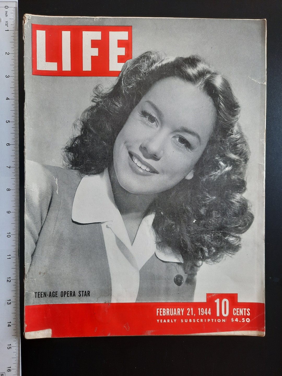 Original Vintage Life Magazine, February 21, 1944, WWII War Issue ...