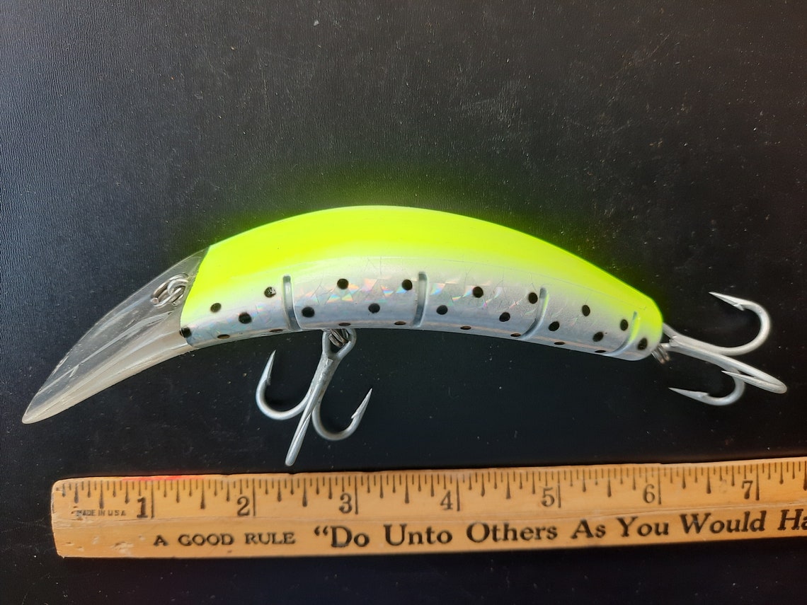 1990s Jumbo Big Game Flatfish Trolling Fishing Lure: - Etsy