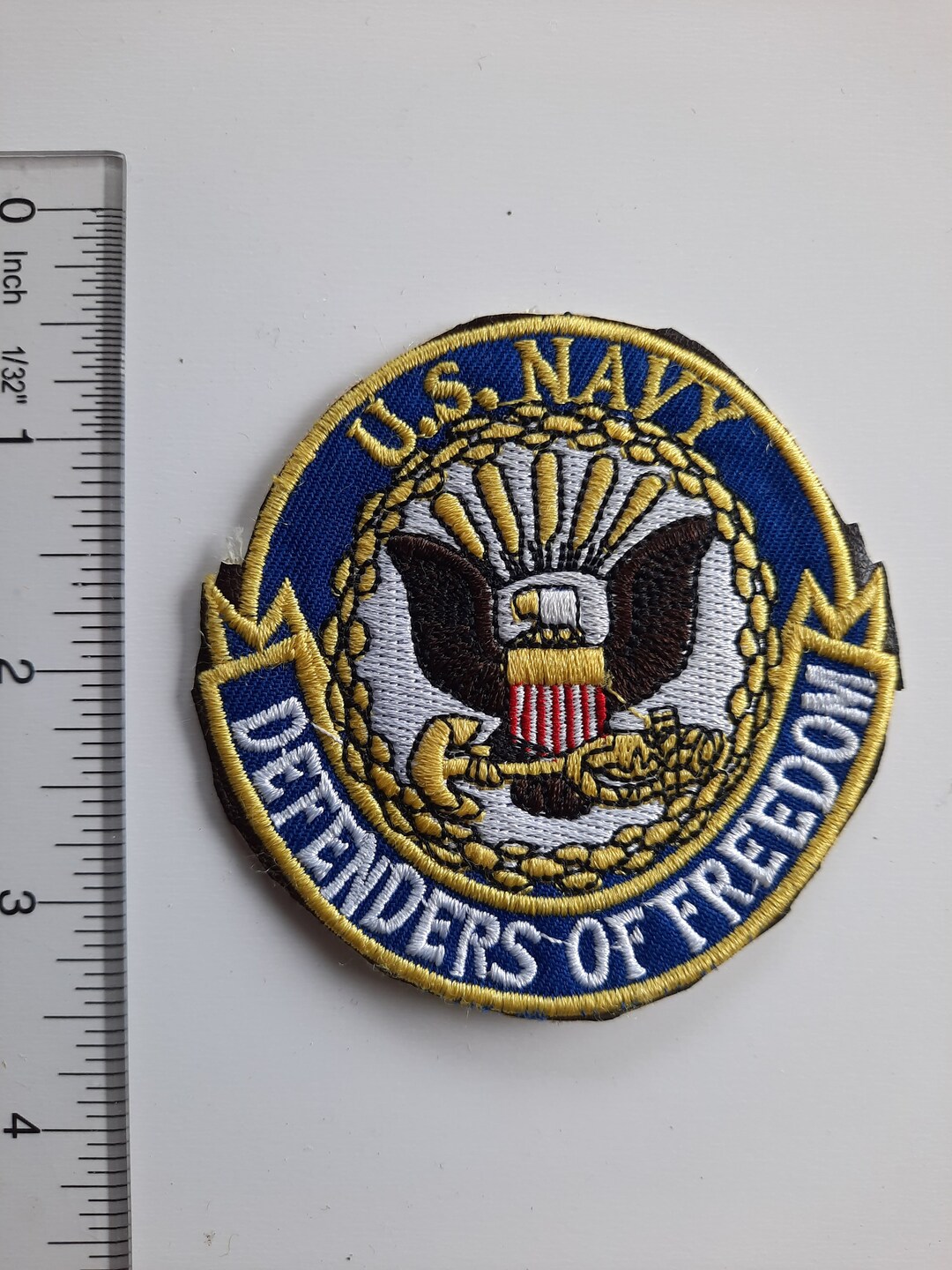 Vintage 1990s Defenders of Freedom Patch, United States U.S. Navy ...