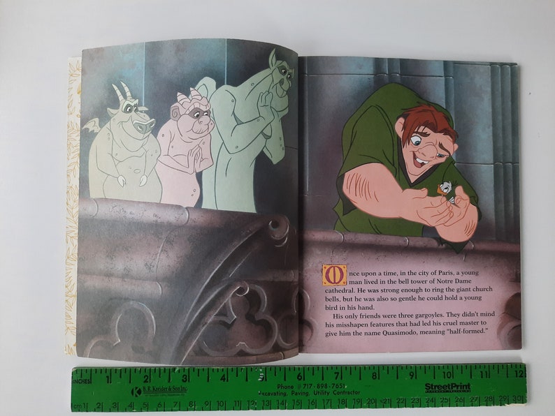 1996 Little Golden Book: Walt Disney's the Hunchback - Etsy