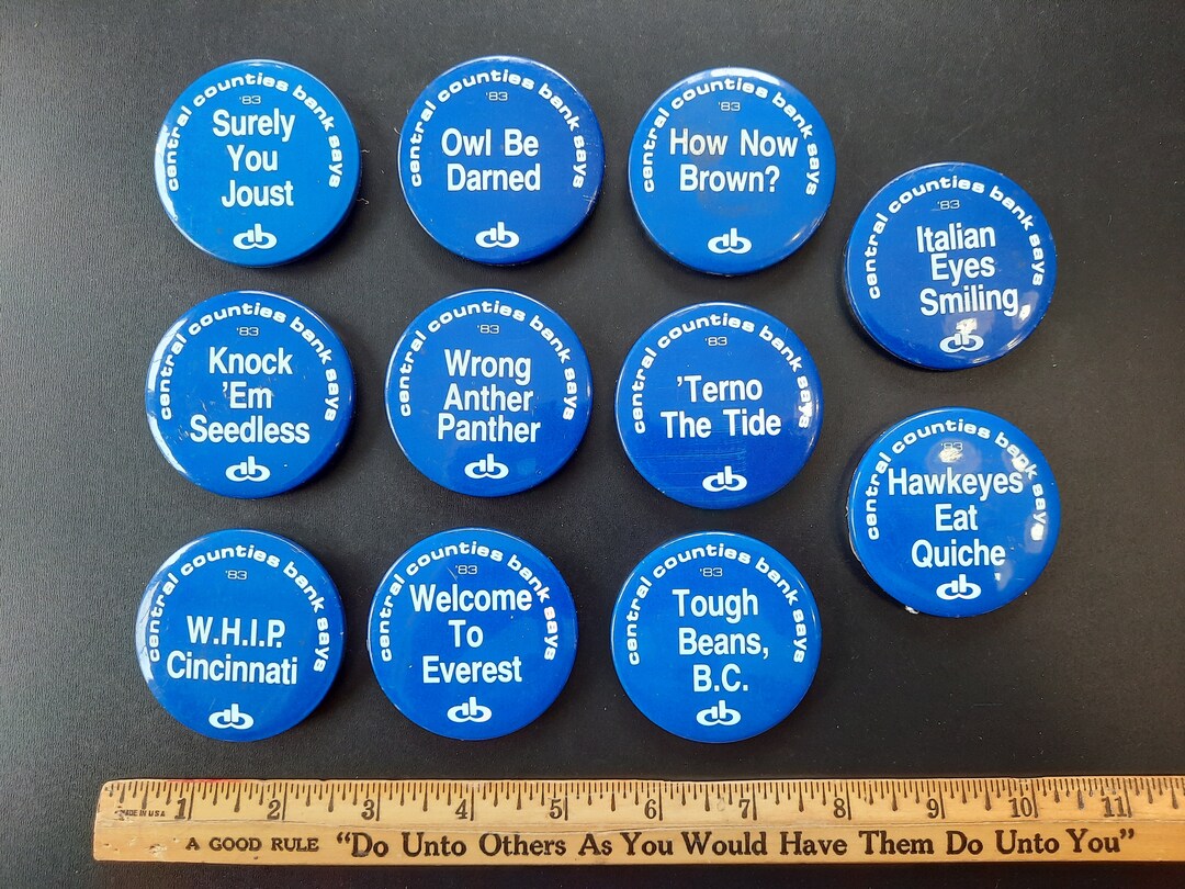 Vintage Collection of 11 Central Counties Bank, Penn State University ...