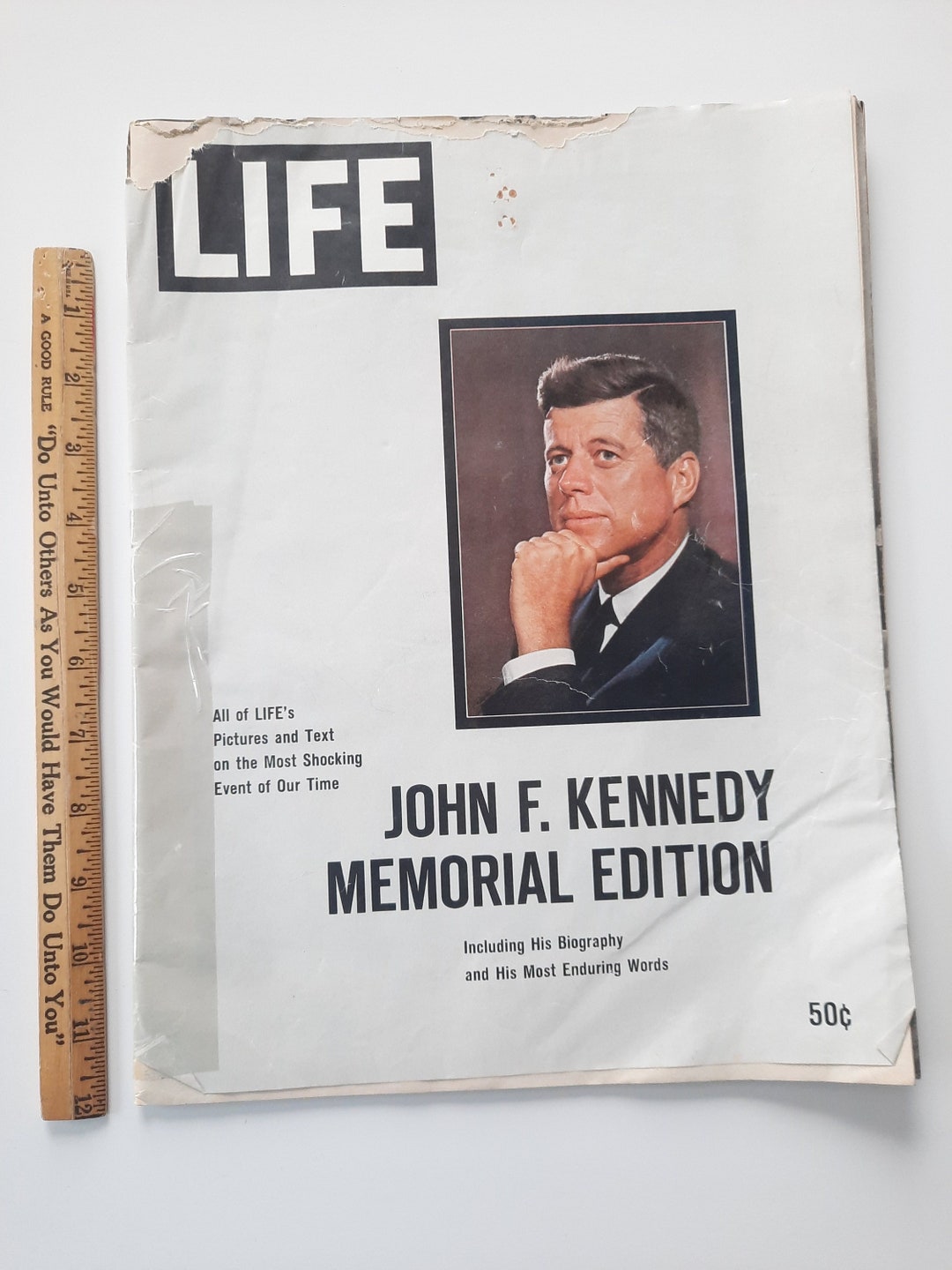 1963 Life Magazine: John F. Kennedy Memorial Edition JFK - Etsy