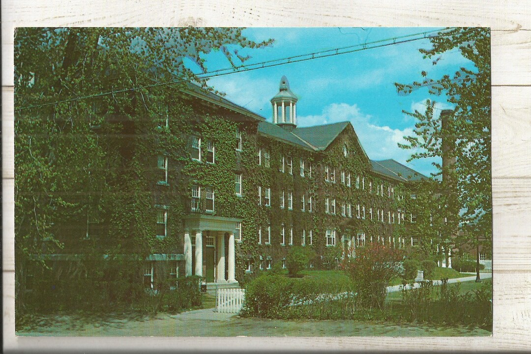 1960s Chrome Postcard View of Huntress Hall Keene - Etsy