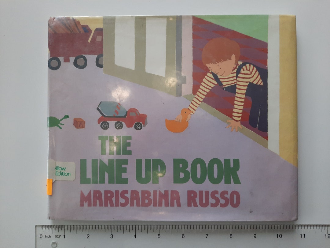 1986 Vintage Children's Book With Dust Jacket: "the Line up Book" by ...