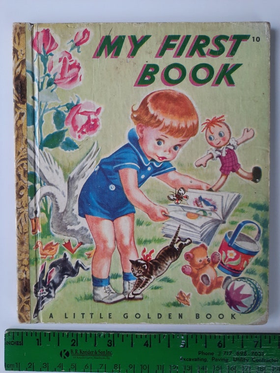 1942 Little Golden Book: my First Book - Etsy