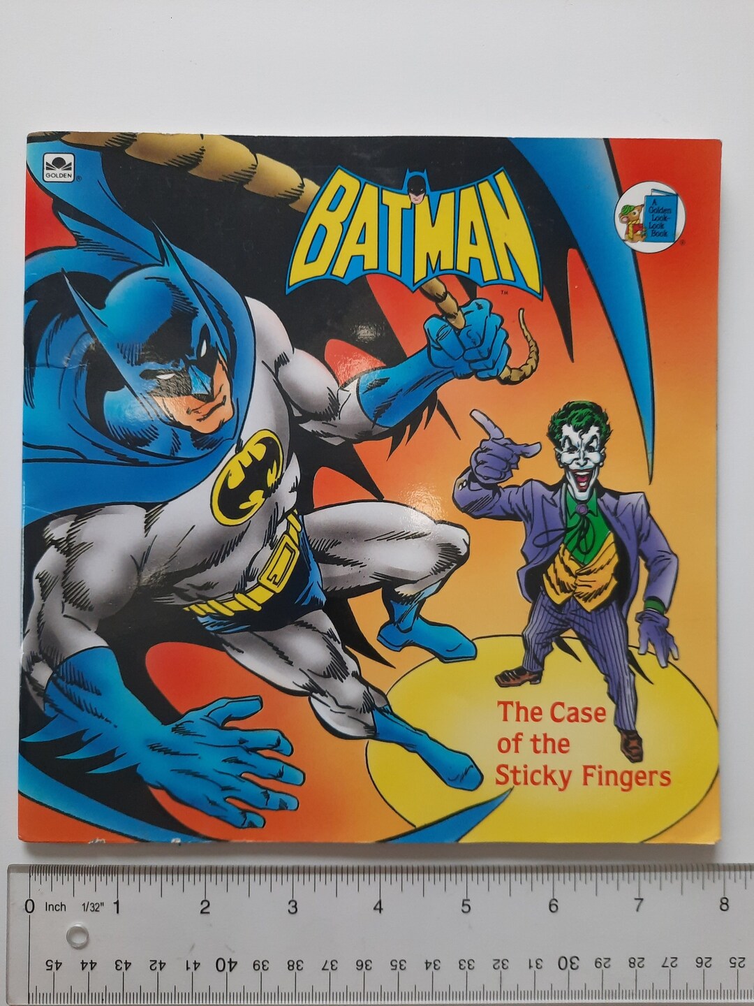 Vintage 1990 DC Comics and A Golden Book, Children's Book, Batman the ...