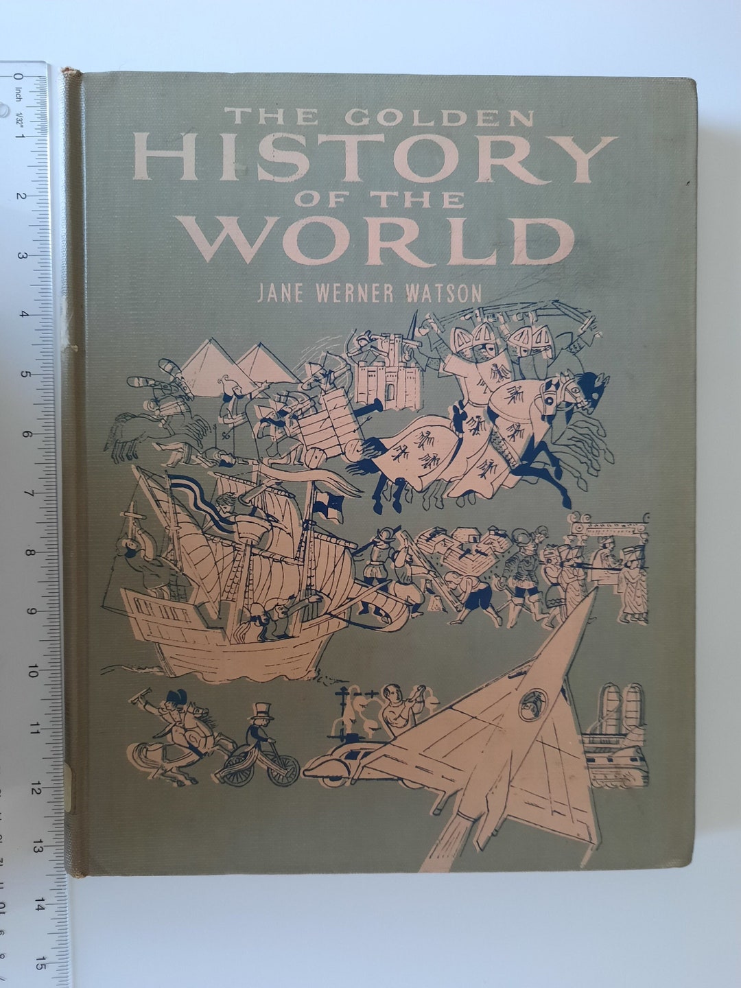 Vintage 1955 Large Hardcover Young Adult/teen Educational World History ...