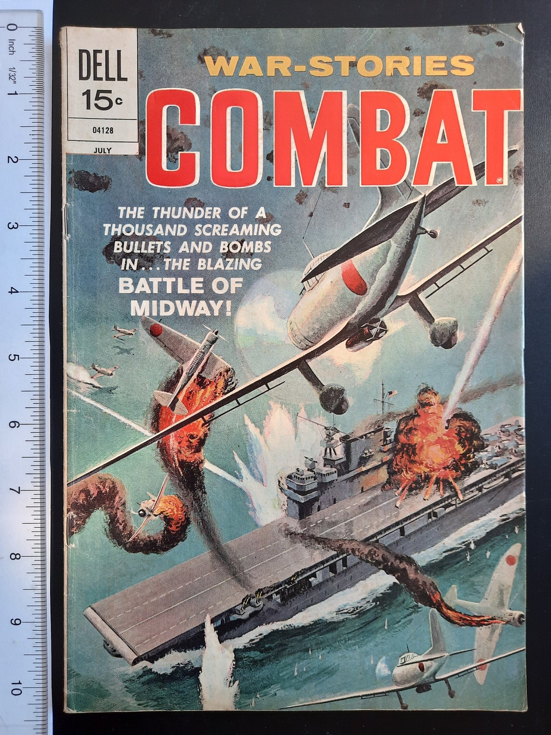 1972 Vintage Original Dell Comic Book: War Stories Combat, Battle of ...