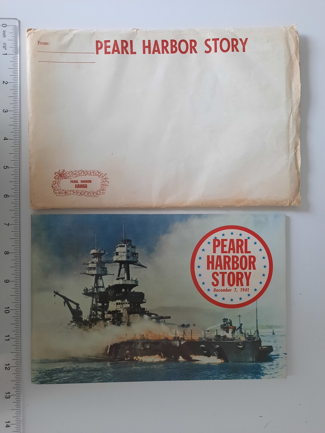 1969 Souvenir Booklet: "pearl Harbor Story December 7, 1941", W.W.II ...