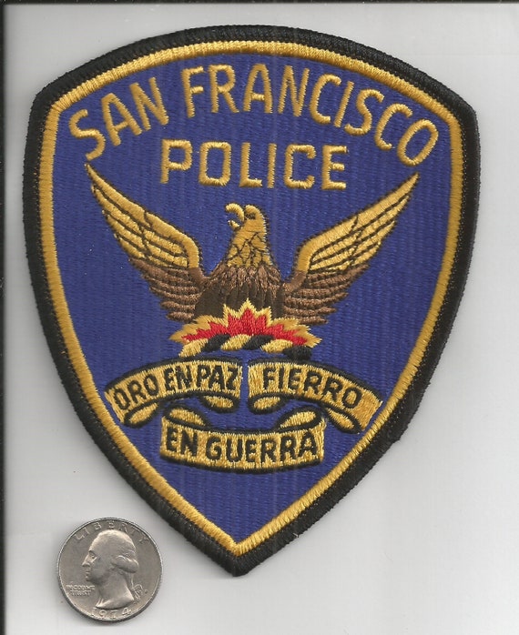 Vintage Official Authentic Police Patch: San Francisco Police - Etsy