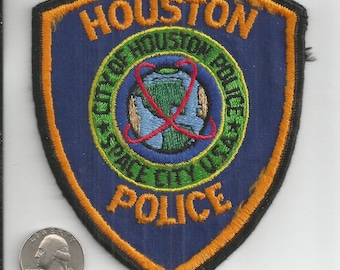 Houston Police Patch - Etsy
