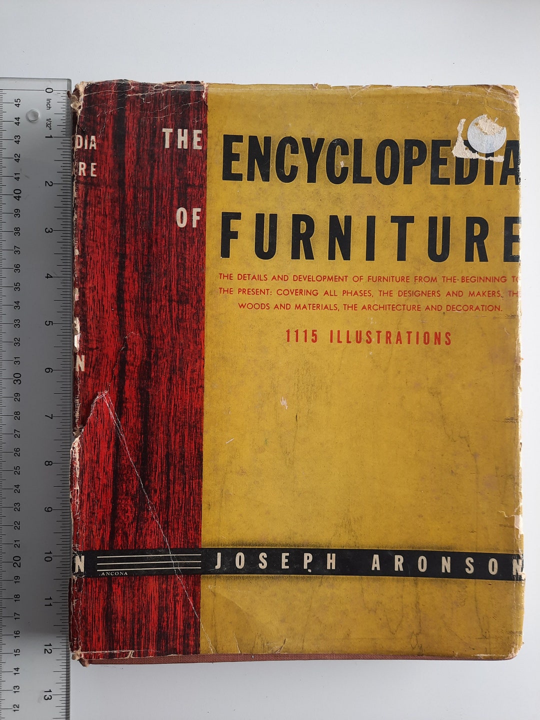 1947 Hardcover Book With Dust Jacket: the Encyclopedia of Furniture by ...