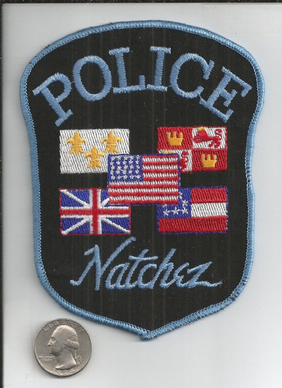 Vintage Official Authentic Police Patch: Police Natchez Adams - Etsy