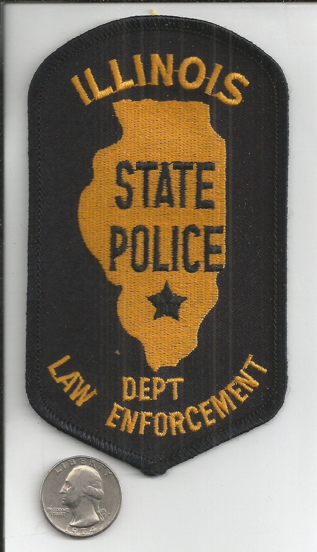 Vintage Official Authentic Police Patch: Illinois State Police Dept ...