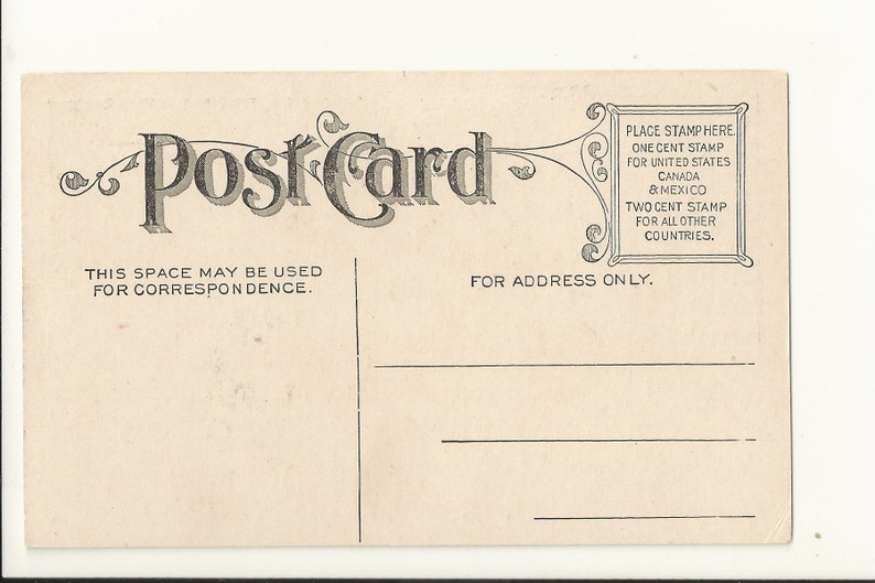 Early 1900s Divided Back DB Greetings Postcard Artist - Etsy