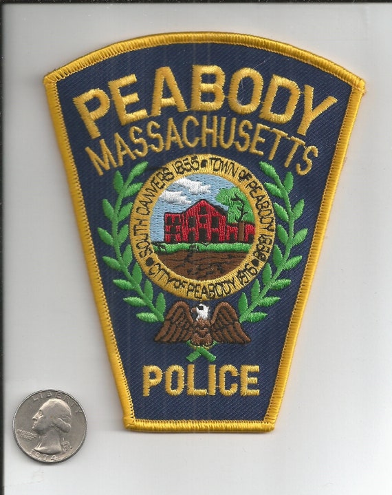 Vintage Official Authentic Police Patch: Police Peabody - Etsy