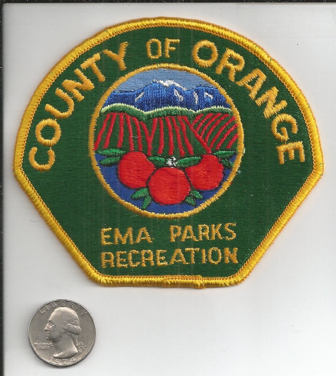 Vintage Official Authentic Police Patch: EMA Parks and - Etsy