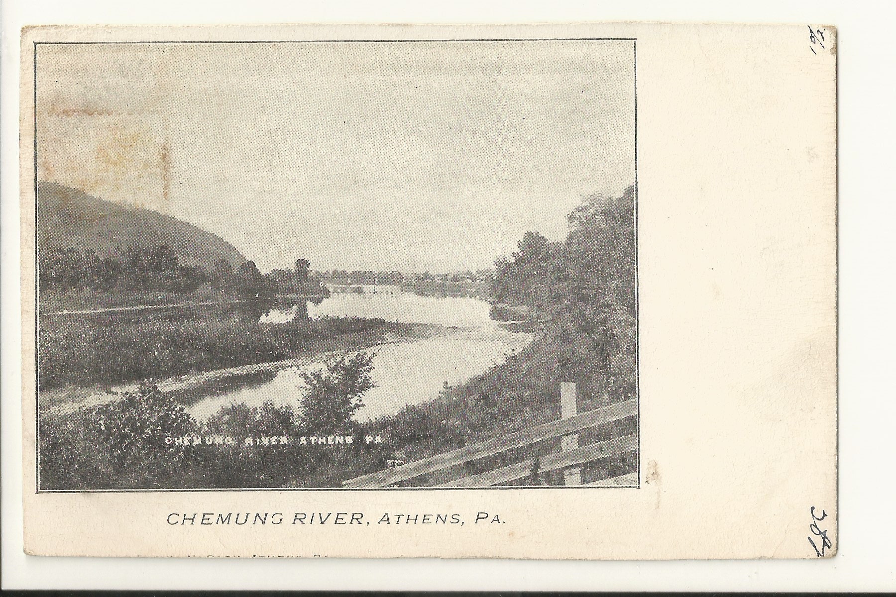 Collectibles Athens Pennsylvania Free Shipping ~ Very Small Town PC ...