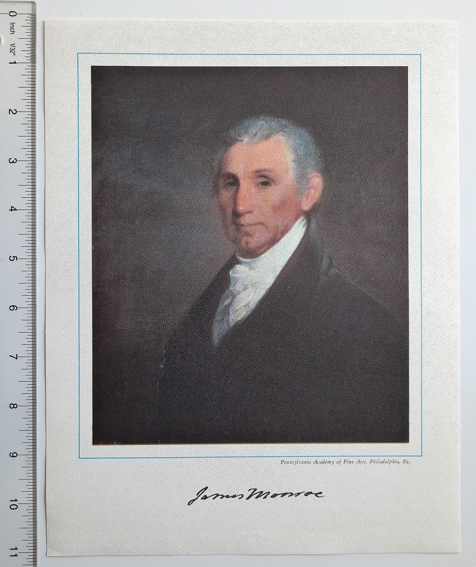 Vintage Original 1965 Print of United States U.S. President James ...