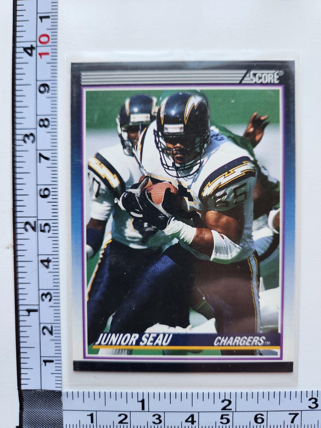 Vintage 1990 Junior Seau Score Supplemental Card # 65T, Rookie Card, RC ...