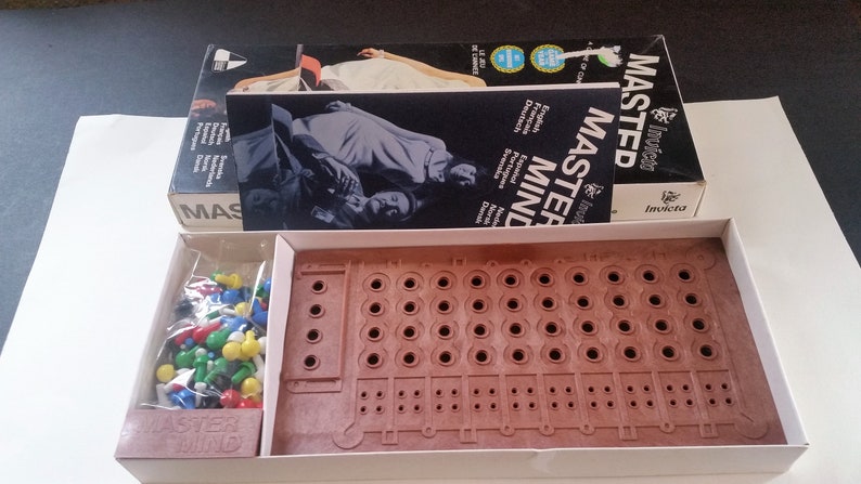 Vintage 1972 Game of Logic for 2 Players, "master Mind" by Invicta ...