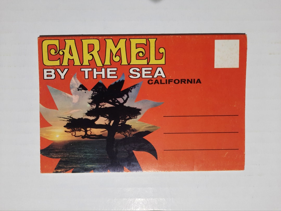 1960s Folder Folding Postcard 14 Views of Carmel by the - Etsy