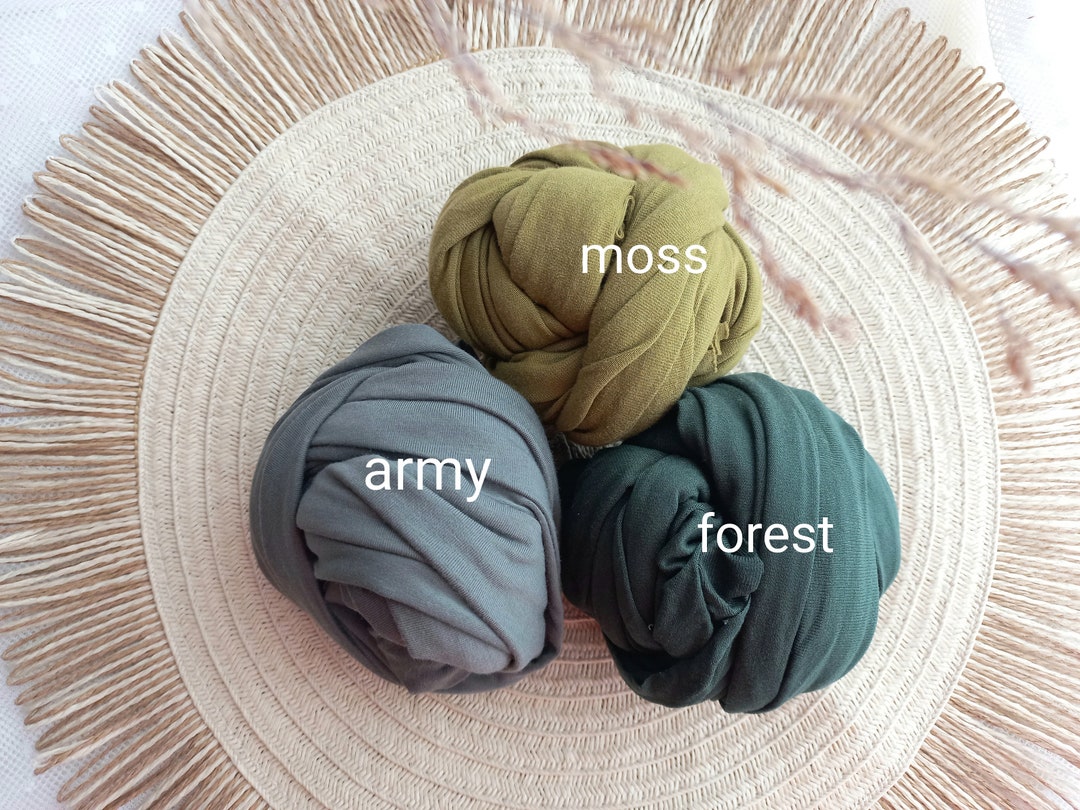 Green Moss Newborn Wraps,knitted Wraps, Elastic Wrap,photography Prop ...