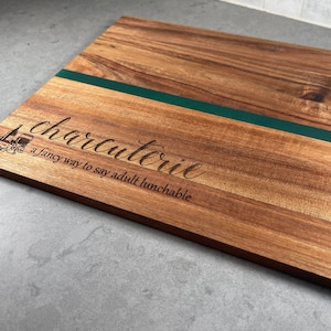 Charcuterie Board, Engraved With Charcuterie, A Fancy Way to Say Adult ...