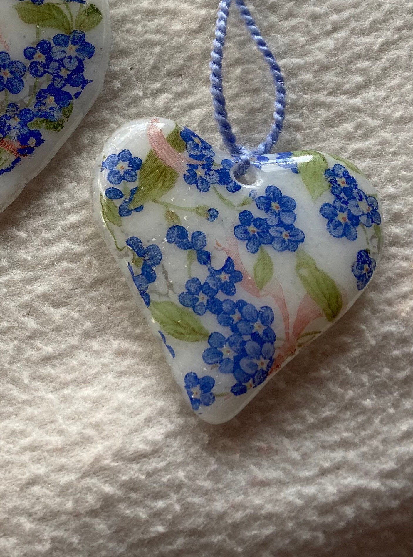 Forget Me Nots Fused Glass Forget Me Nots - Etsy UK